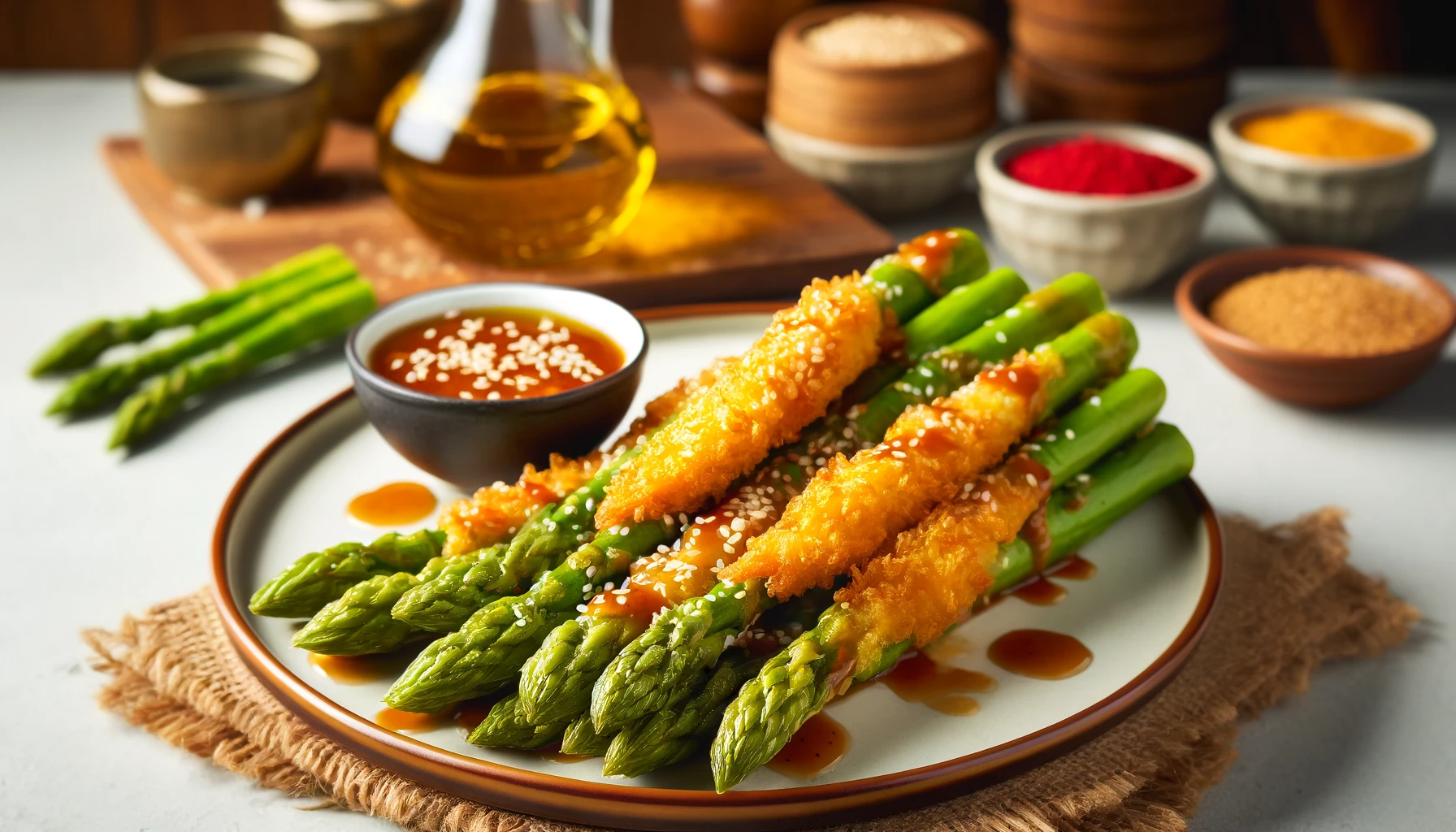 Món Măng Tây Chiên Giòn Với Sốt Hollandaise Kiểu Á: Công Thức ...